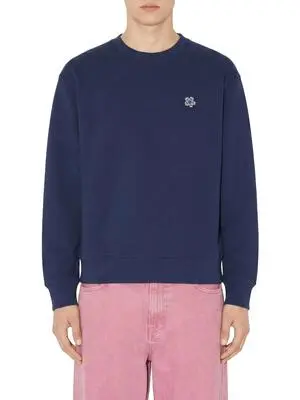 Kenzo Cotton Crewneck Sweatshirt - Navy