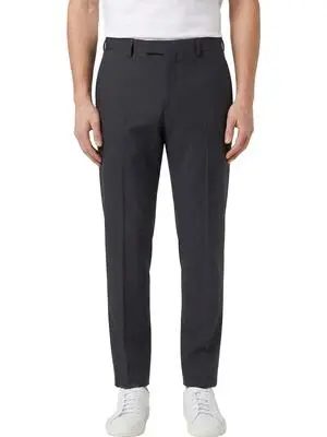 PT TORINO Slim Fit Virgin Wool Trousers - Black
