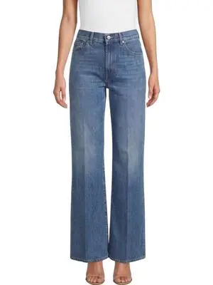 DONDUP Wide Leg Denim Jeans - Blue