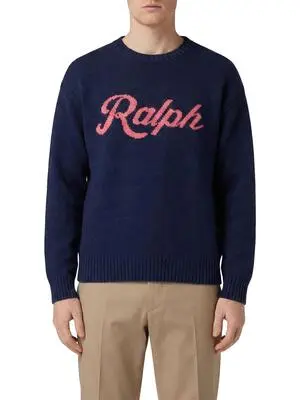 Polo Ralph Lauren Crewneck Sweater With Logo - Blue
