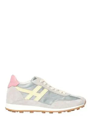 Hogan Hogan H699 Sneakers In Mesh And Suede Gnawed Blue