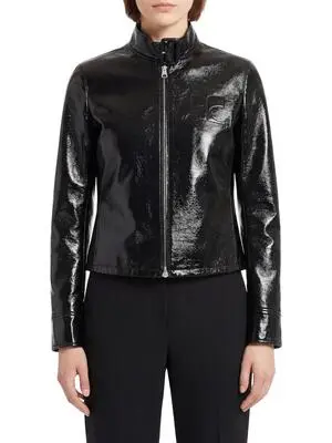 COURREGES Zip-up Jacket - Black