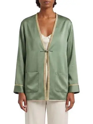 FORTE_FORTE Kimono - Green
