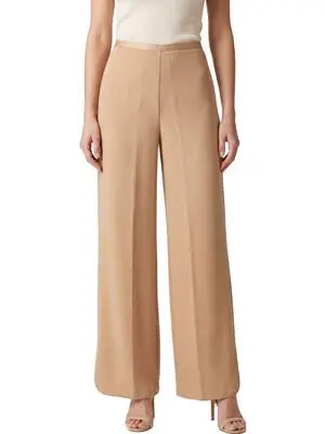 FORTE_FORTE FORTE FORTE Wide Leg Trousers Beige