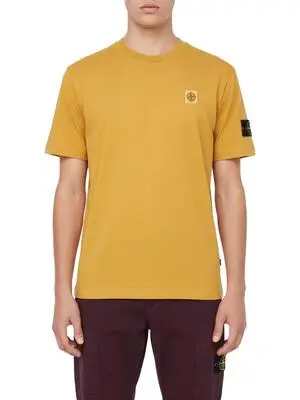 Stone Island T-shirt Men Yellow