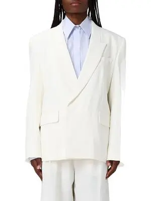 Victoria Beckham Double Breasted Blazer - Ivory