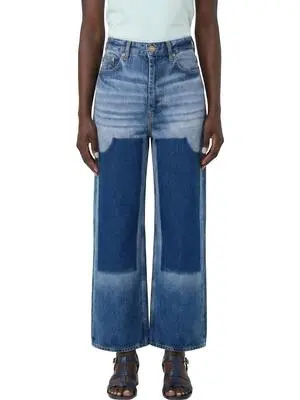 GANNI Wide Leg Jeans - Denim