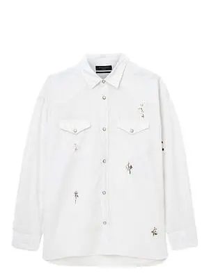 ALLSAINTS Portman Chest-pocket Cotton Shirt - Off White