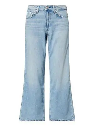 Rag & Bone Saige Low-rise Relaxed Straight Leg Jeans - Ldlow