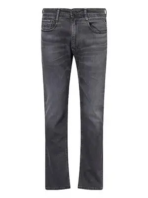 REPLAY Rocco Comfort-fit Stretch Denim Jeans - Grey