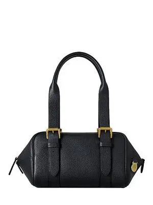 Mulberry Small Leather Boston Tote Bag - Black