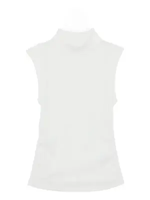 REISS Stretch-cotton Vest - White