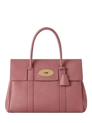Mulberry Bayswater Leather Tote Bag - Pink Scrumpy