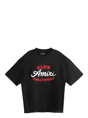 Amiri Club Oversized Tee Shirt - Black