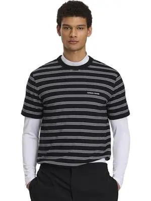 Canada Goose Vantage Striped T-shirt - Black Talbot Stripe