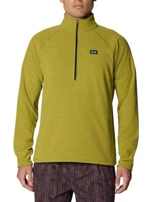 Mountain Hardwear Summit Grid Half-zip - Bright Fatigue
