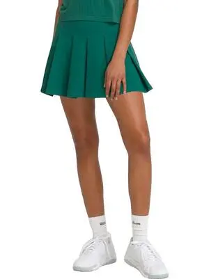 Wilson Classic Pleated Miniskirt - Field Green
