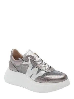 WONDERS Lace-up Platform Sneaker - Comb.plomo