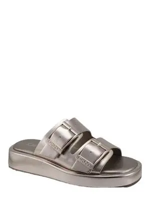 Dkny Leocadia Platform Slides Champagne