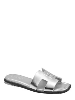 Dkny Columba Slide Sandal - Silver