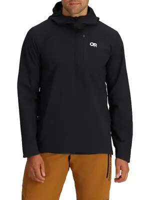 OUTDOOR RESEARCH Freewheel Mountain Bike Half Zip Hoodie - Black