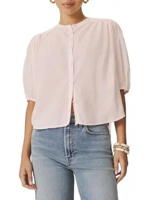 Splendid Madelyn Woven Shirt Rose Petal Pink