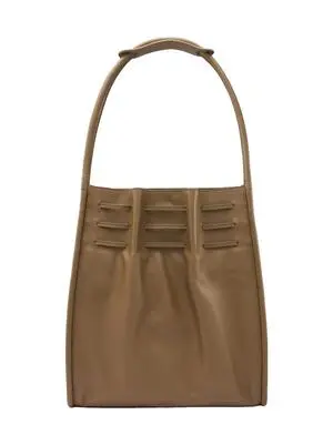 BEHNO Large Leather Hobo Bag - Palm