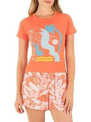Hurley Cascada Baby Tee - Fruit Punch
