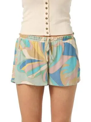 O'NEILL Layne Butterfly Print Drawstring Shorts