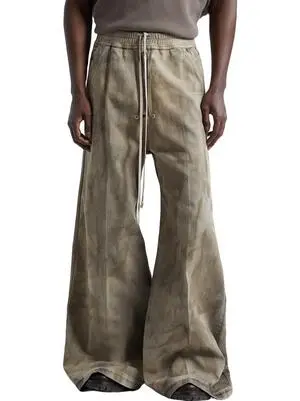 Rick Owens Bela Wide-Leg Denim Pants Dust