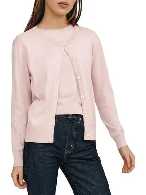KATHRYN MCCARRON Halle Cardigan Blush
