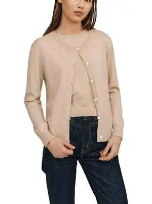 KATHRYN MCCARRON Halle Cardigan Camel