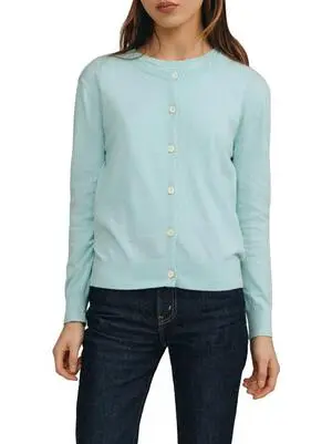 KATHRYN MCCARRON Halle Cardigan Glacier Blue