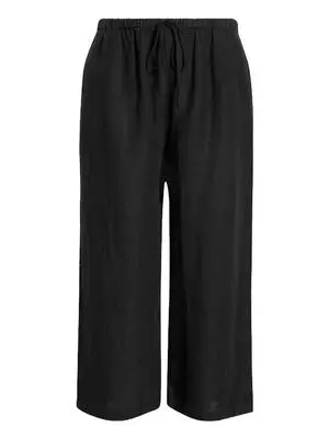CASLON Wide Leg Crop Linen Pants