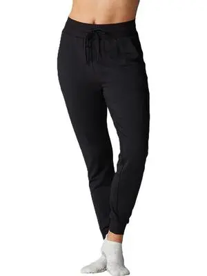 TAVI High Waisted Fitted Jogger - Ebony
