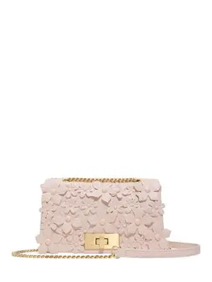 Aldo Faux Leather Crossbody Bag - Light Pink