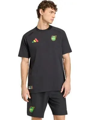 Adidas Jamaica X Bob Marley Tiro Travel Tee - Black