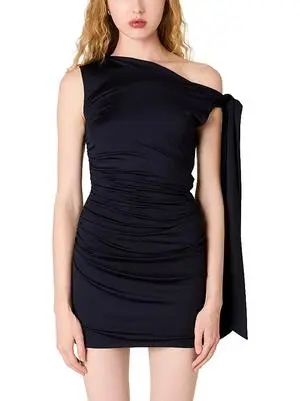 NIA Brisa Off Shoulder Mini Dress - Midnight