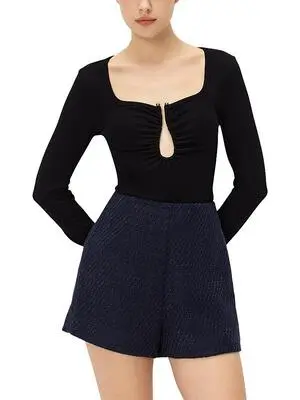 ELODIE THE LABEL Mireya Top - Black