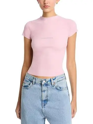 Alexander Wang Logo Tee - Light Pink