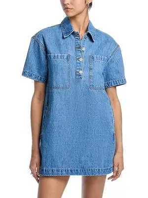 BLANKNYC Easy Goer Denim Dress