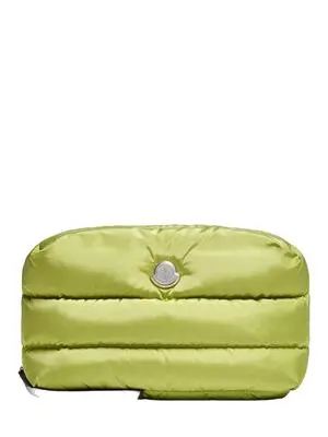 Moncler Caradoc Quilted Beauty Case Green