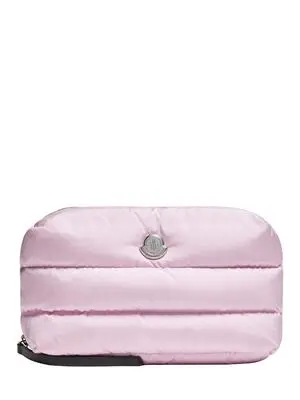 Moncler Caradoc Quilted Beauty Case - Pink