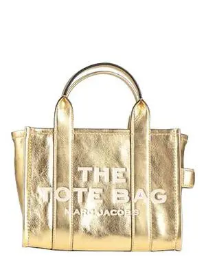 Marc Jacobs Leather Tote Handbag - Gold