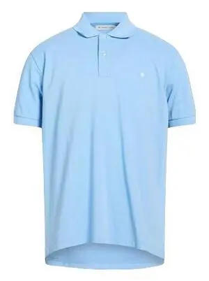 MANUEL RITZ Polo Shirt Size Cotton - Blue