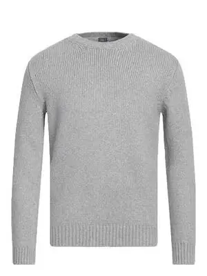 Fedeli Sweater In Cotton And Polyester - Grey