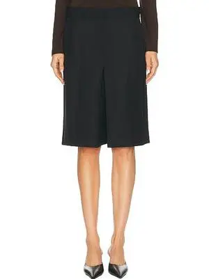 Helmut Lang Midi Skort - Black