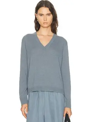Jenni Kayne Flynn Cashmere V-neck Sweater - Seaside