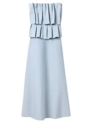 HOUSE OF DAGMAR Sculpted Tube Dress - Dove Blue