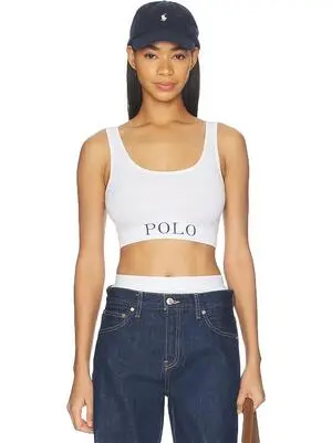 Polo Ralph Lauren Scoop Tank Top - White Cloud